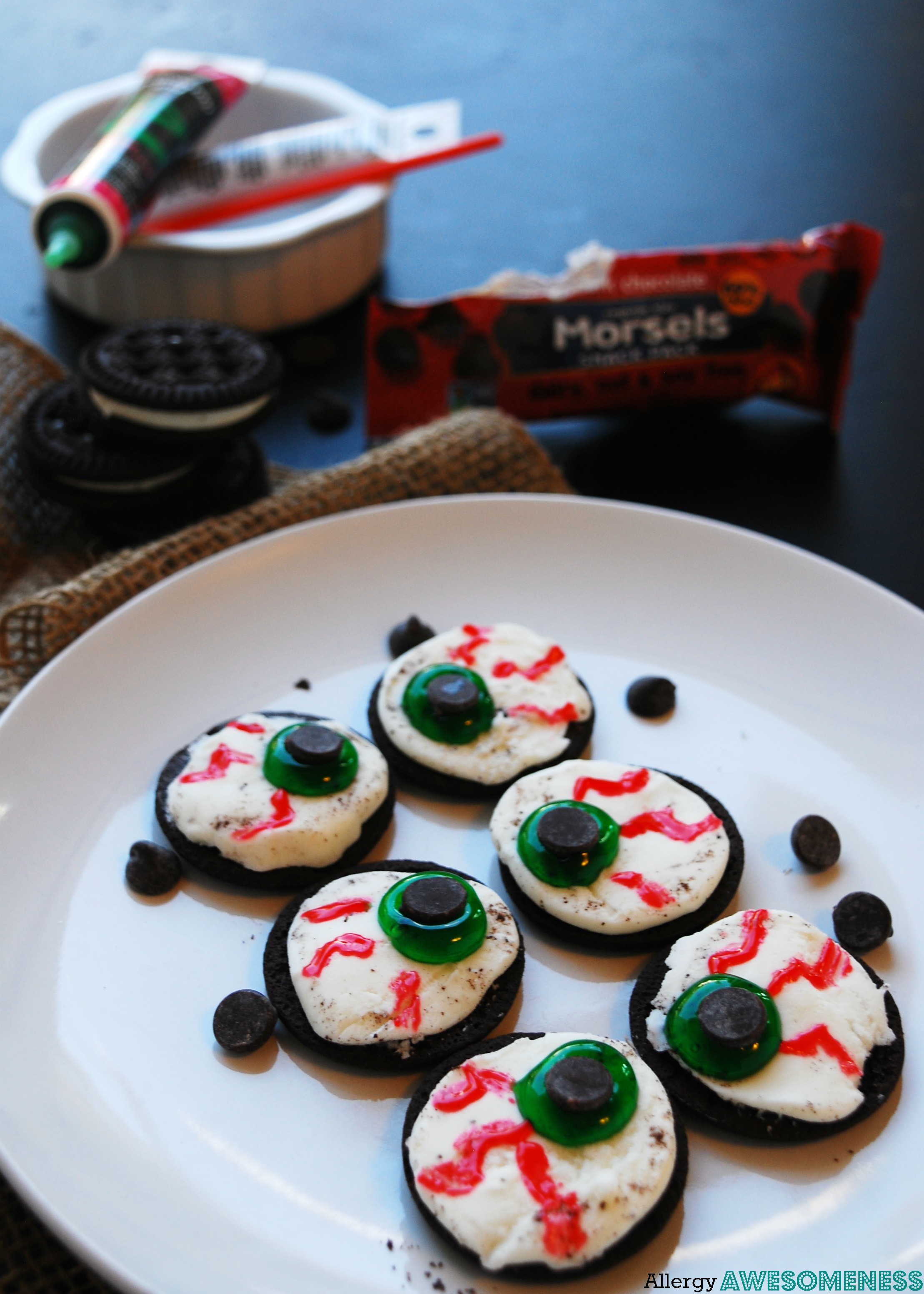 Allergy-friendly Monster Eyeballs (Gluten, dairy, egg, peanut & tree ...