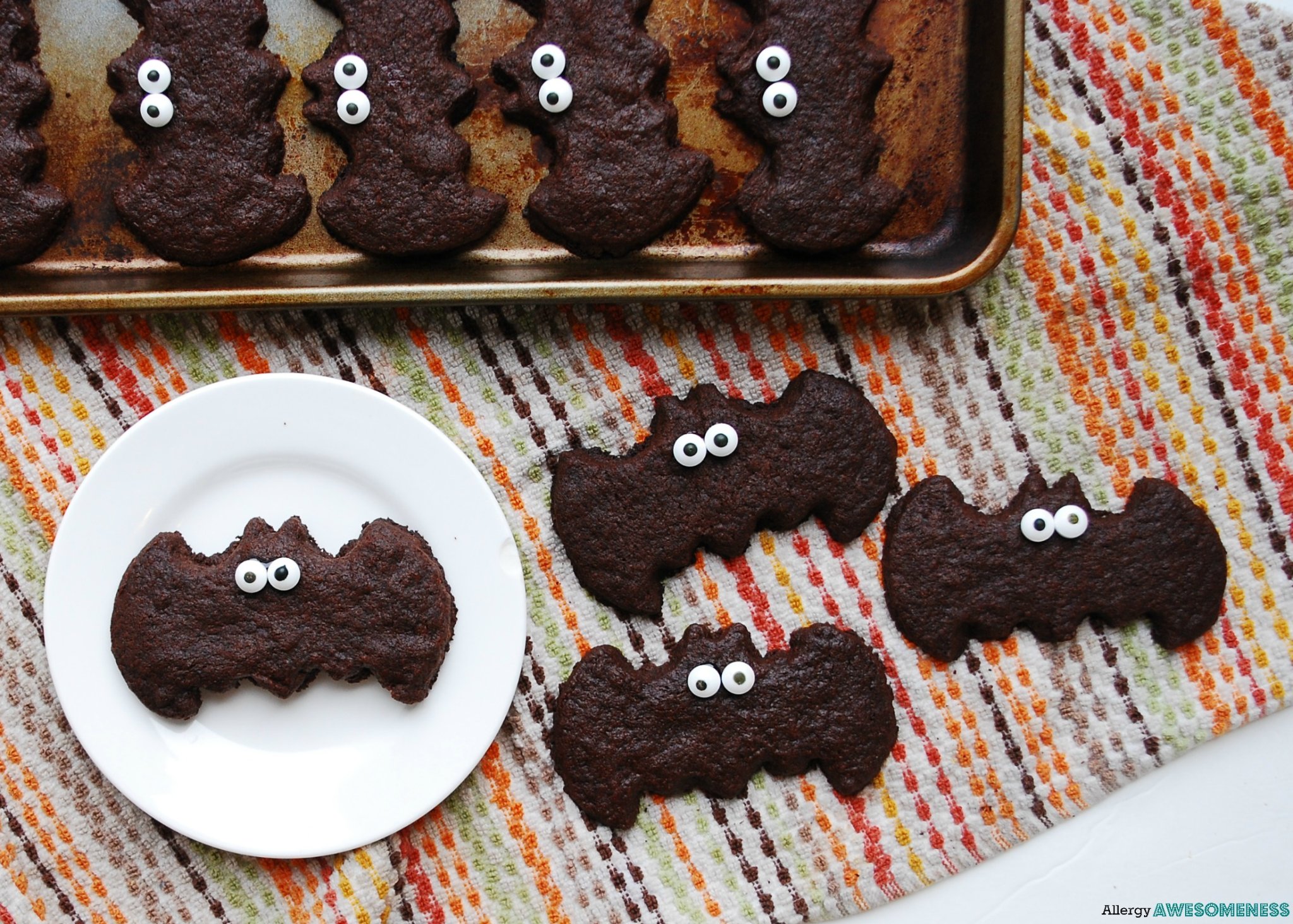 Chocolate Sugar Cookie Bats (Gluten, dairy, egg, soy, peanut & tree nut ...