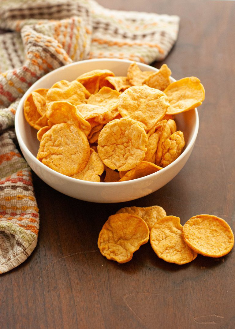 Pop Bitties Latest Creation: Sweet Potato Chips!