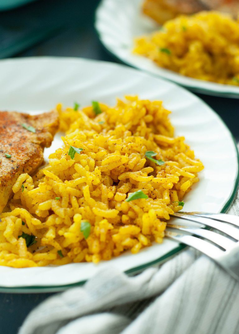 Middle Eastern Yellow Rice Recipe with Video | Allergy Awesomeness